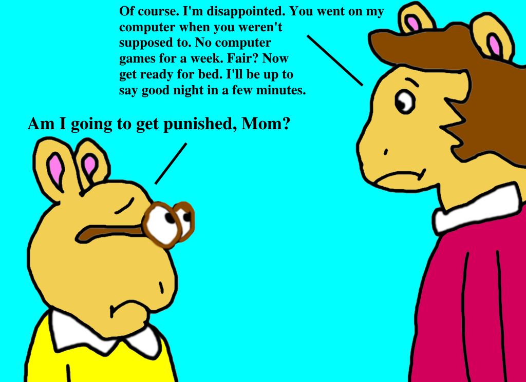 No Computer Games For A Week Arthur By Mjegameandcomicfan89 On Deviantart