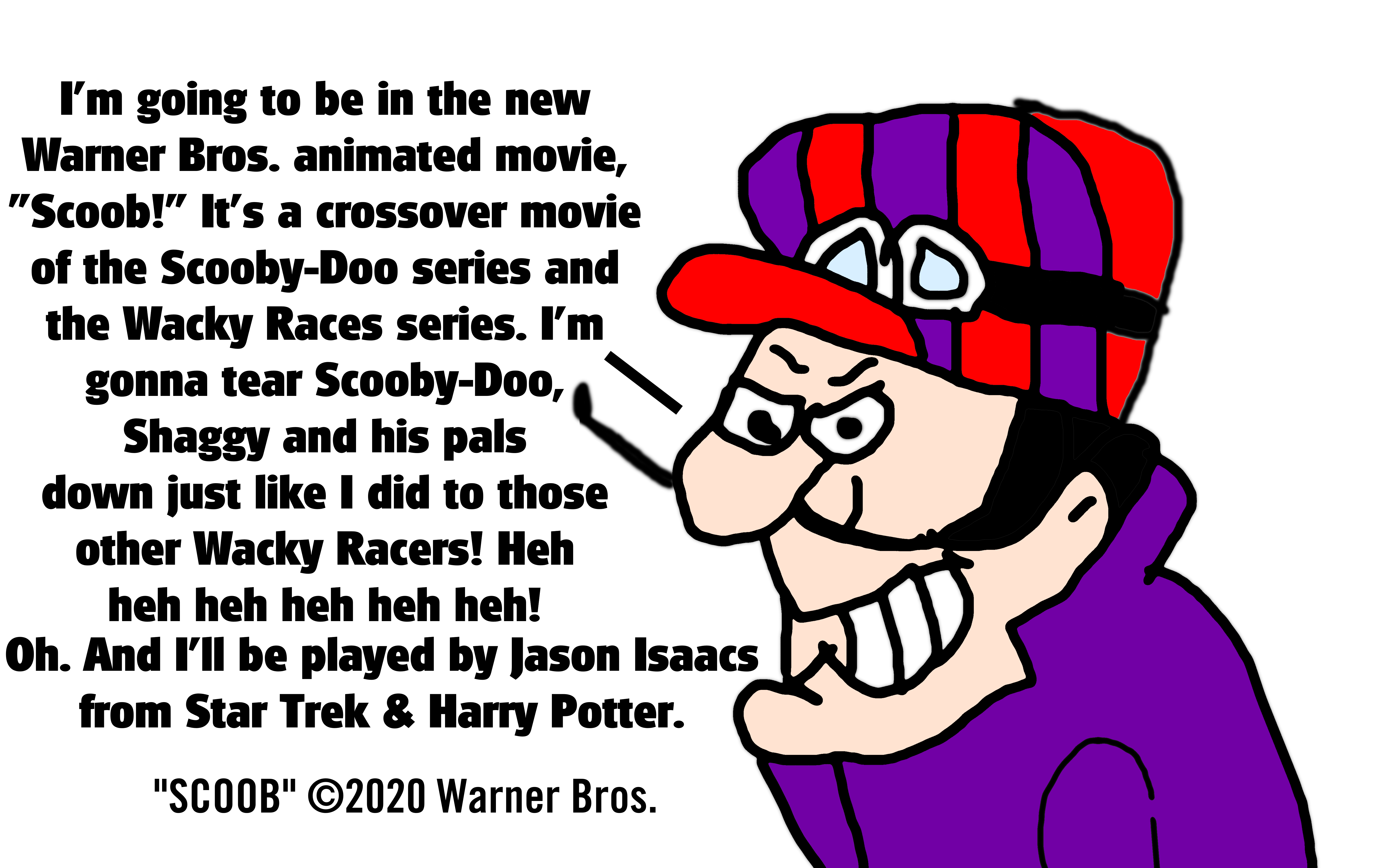 Dick Dastardly From Wacky Races Will Be In Scoob By Mjegameandcomicfan89 On Deviantart