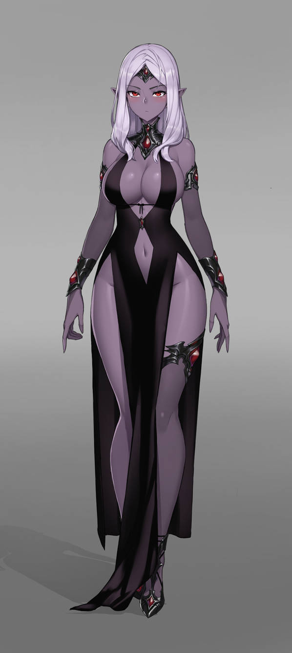 Dark Elf Priestess By Nrcgray On Deviantart