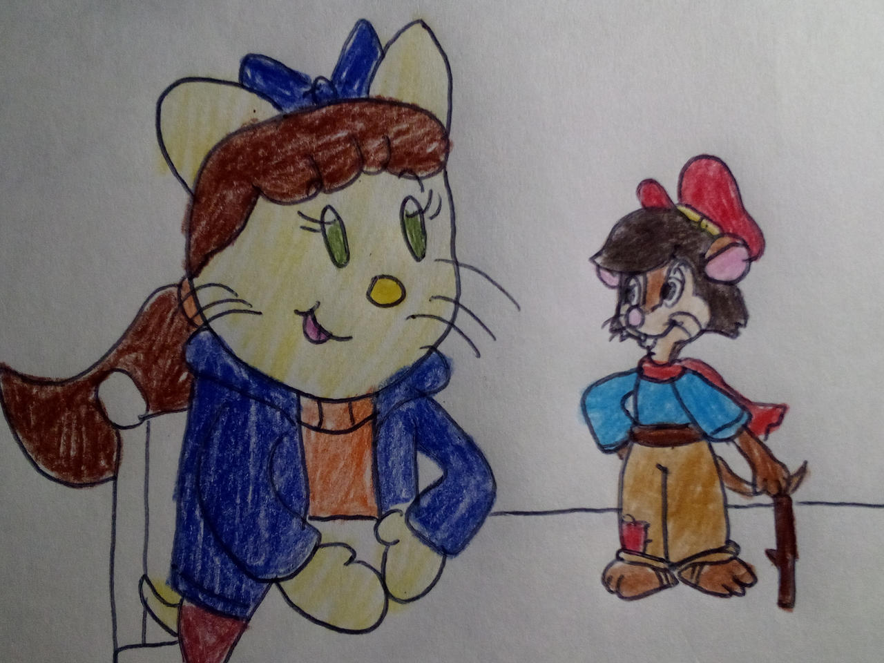 Hazel meets Tony Toponi by Lelan-B-Keeton on DeviantArt Hazel meets Tony Toponi by Lelan-B-Keeton on DeviantArt