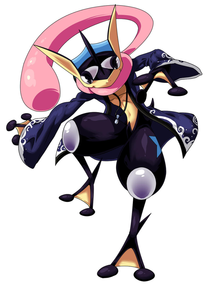 Commish Greninja For Midan01 Of Her Oc Pokemon By Serpentks On Deviantart