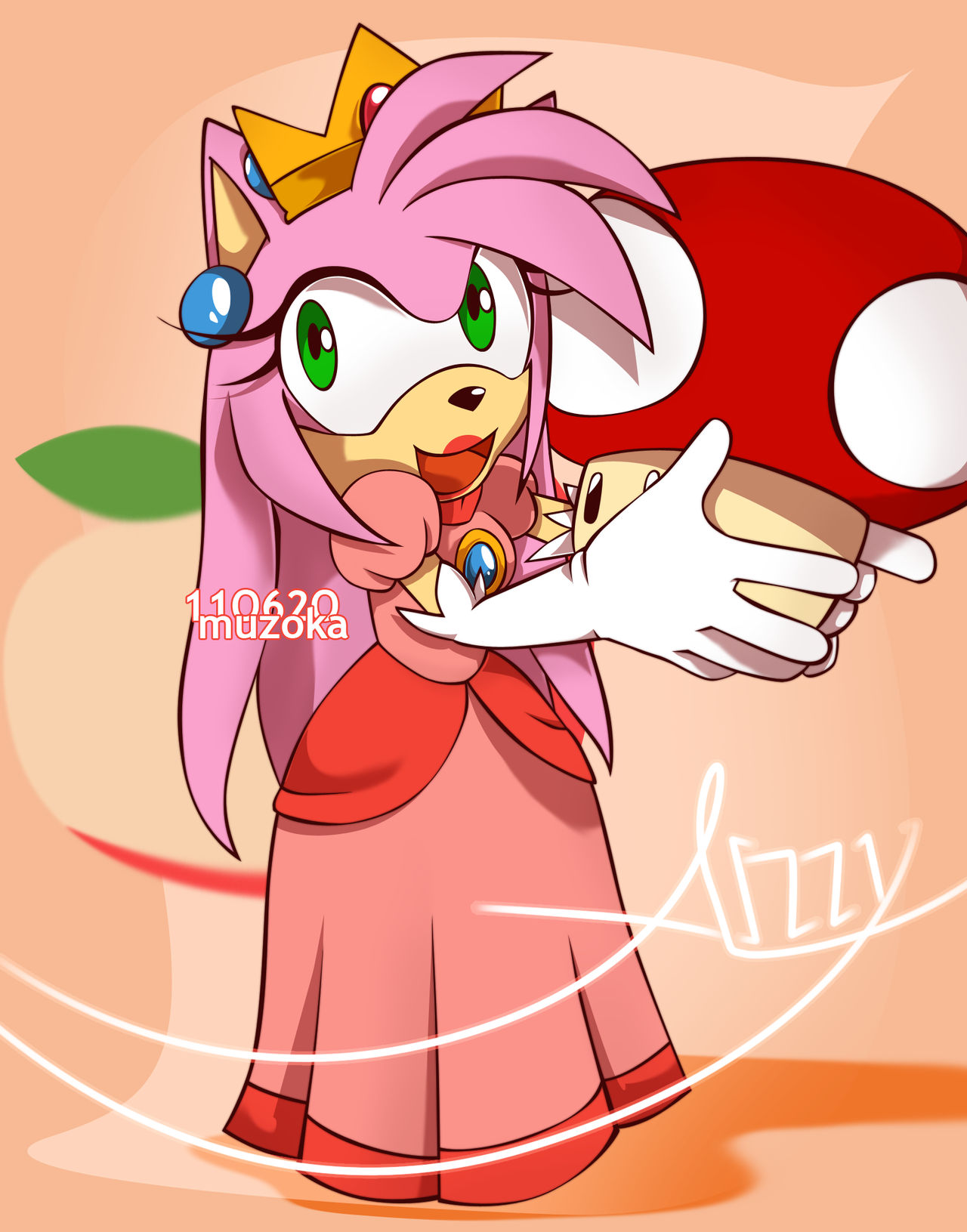 A Very Peachy Rose By Muzoka On Deviantart