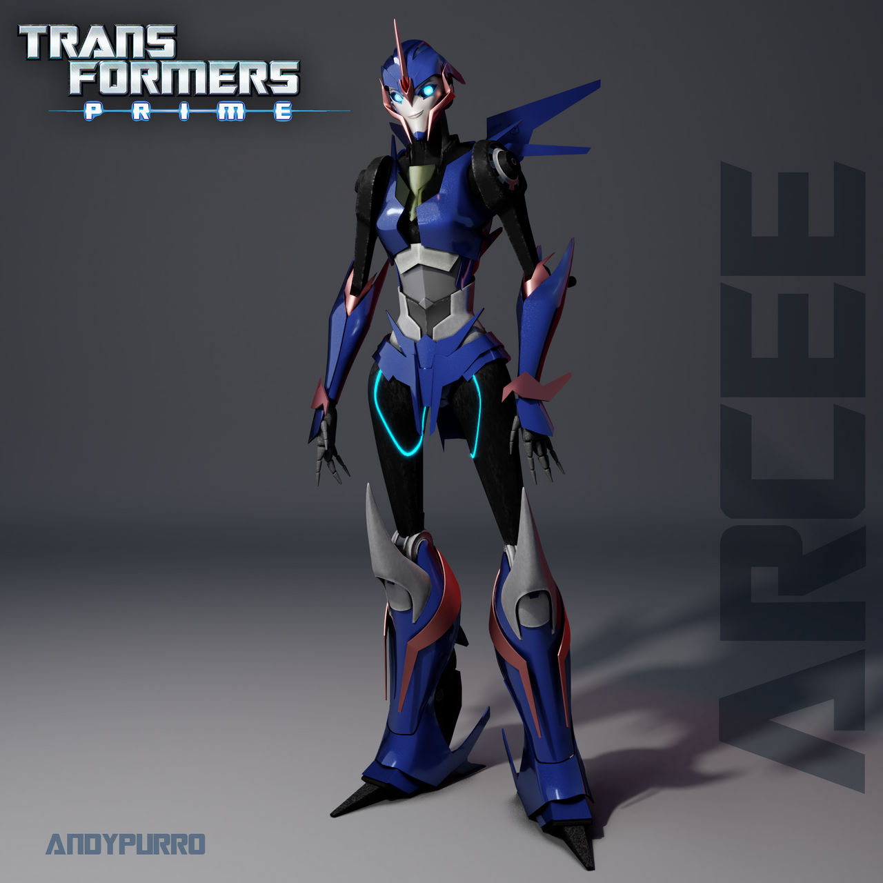 Tfp Arcee Blender Model Updated 2020 By Andypurro On Deviantart