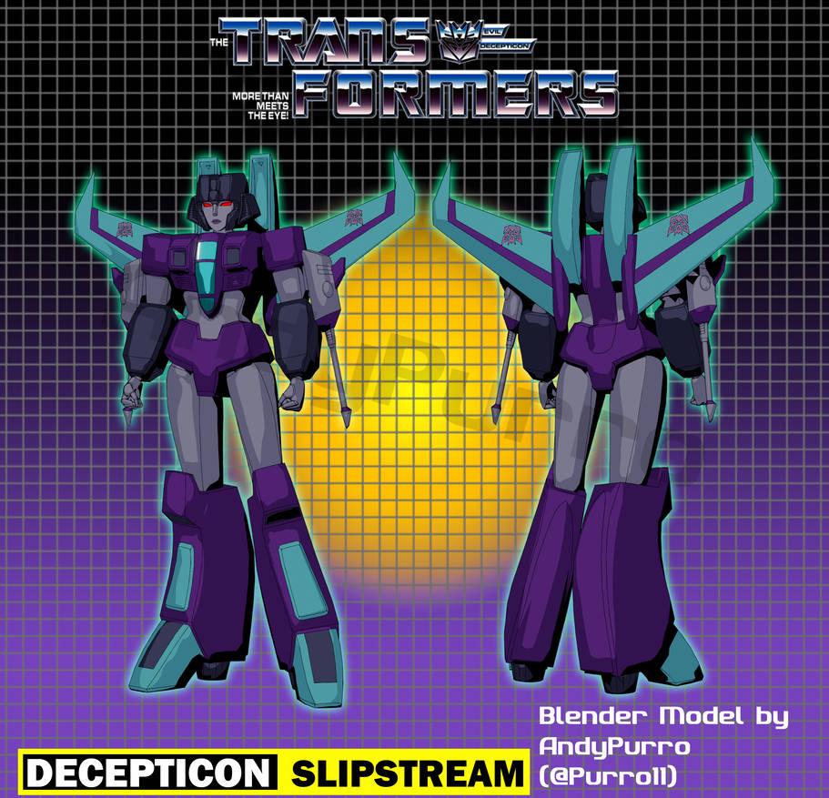 Transformers G1 Styled Slipstream Blender Model By Andypurro On Deviantart