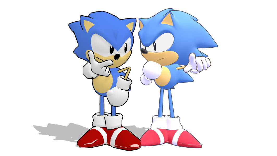 Toei Sonic vs Hesse Sonic - 3D Remake by SonicFanon1 on DeviantArt Toei Sonic vs Hesse Sonic - 3D Remake by SonicFanon1 on DeviantArt