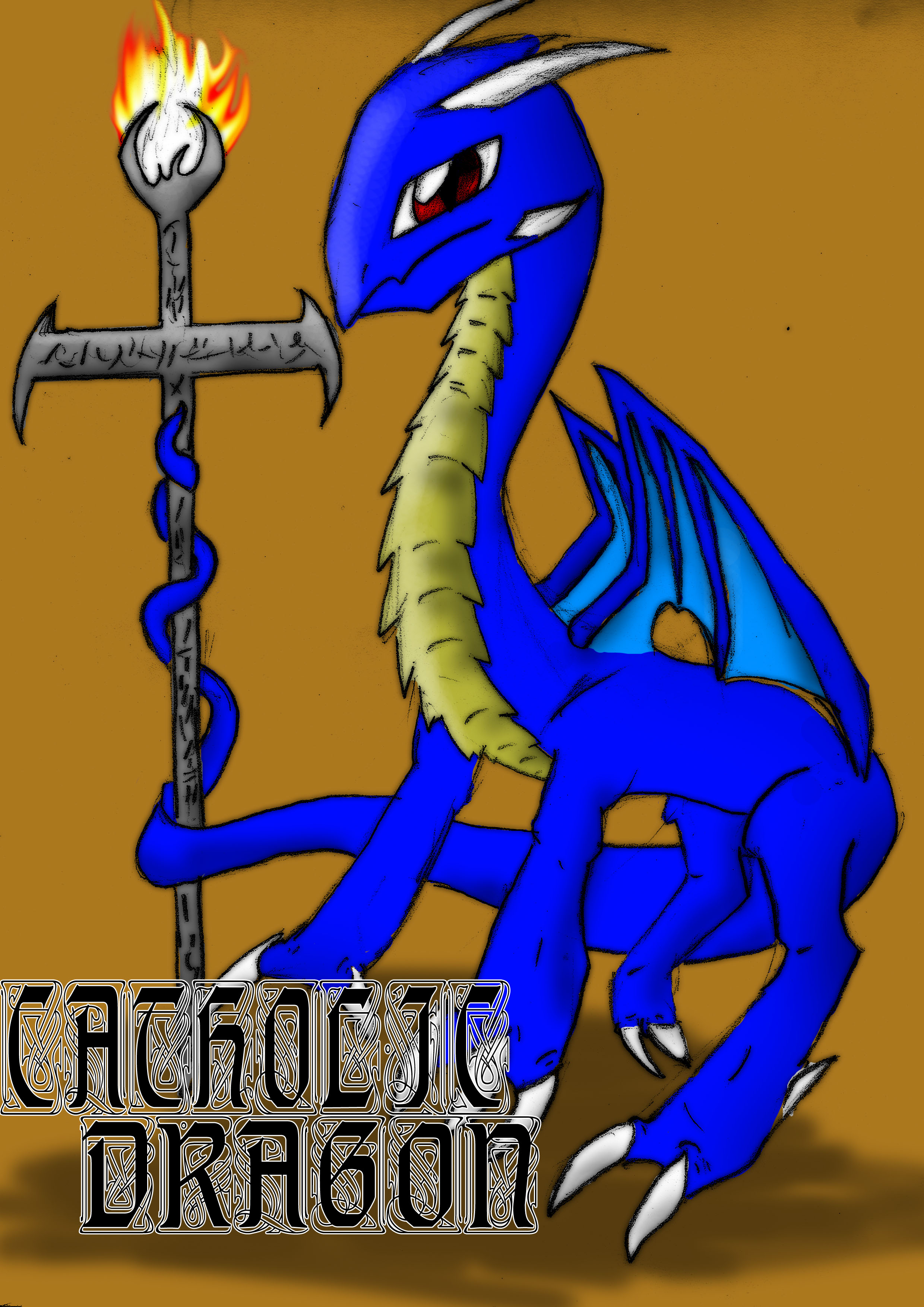 catholic dragon by kaiomutaru25 on DeviantArt