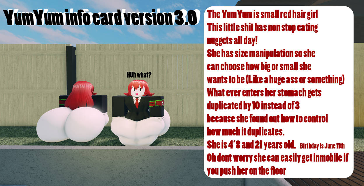 YumYum Information Card Ver. 3.0 by alexferegrino on DeviantArt YumYum Information Card Ver. 3.0 by alexferegrino on DeviantArt