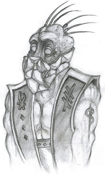 Alien barbarian by cotlod on DeviantArt