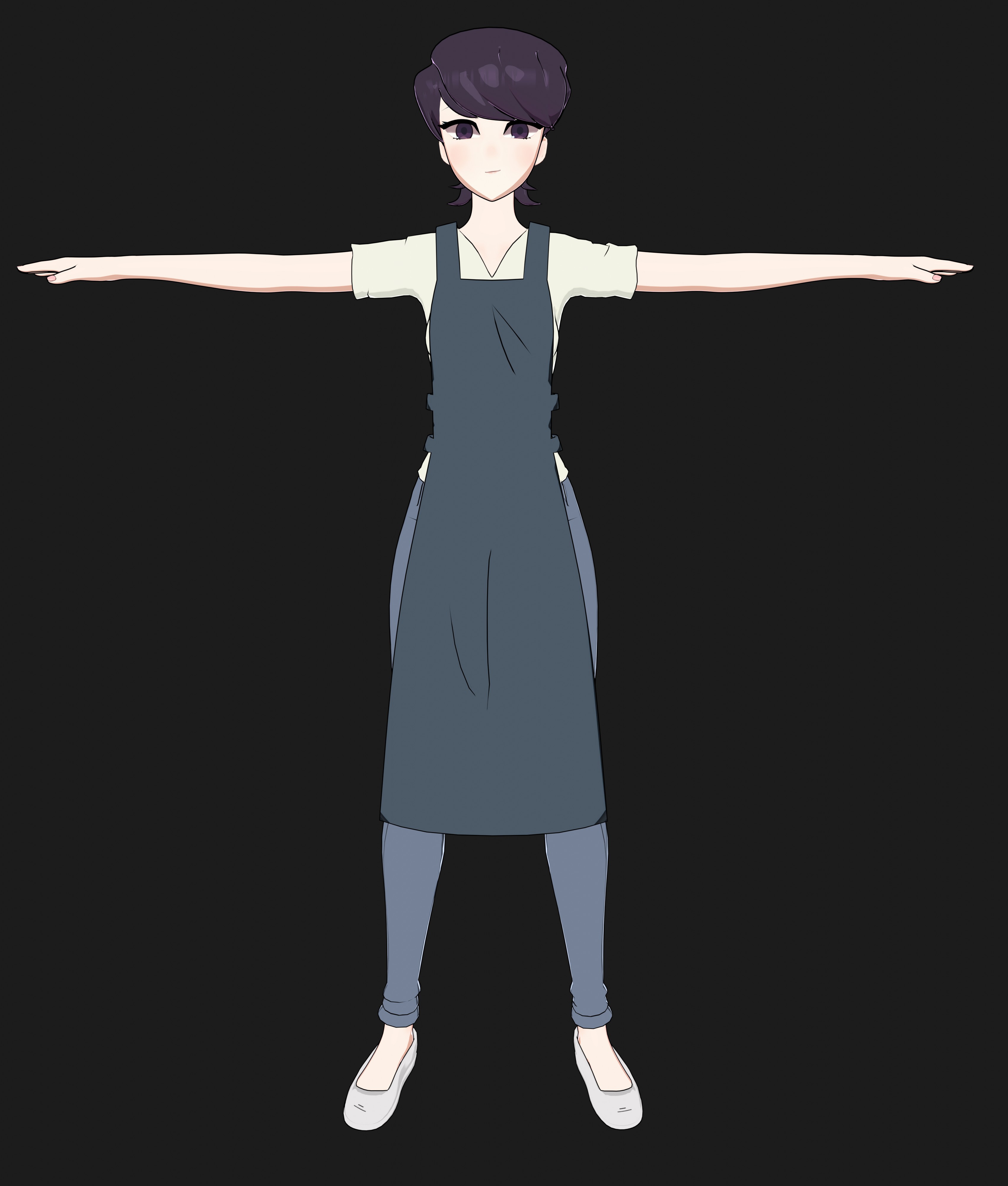Komi Shuuko Original 3d Model By Queencinderfall On Deviantart
