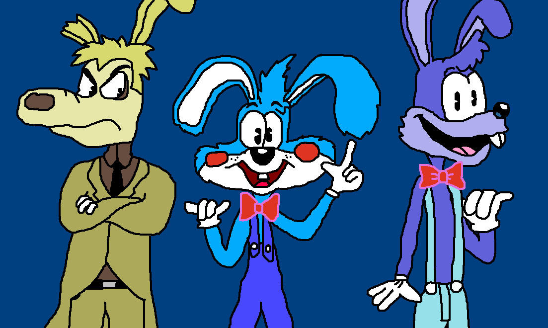 The Bunny Trio Fazbear And Friends Version By Merrieofficalarts On