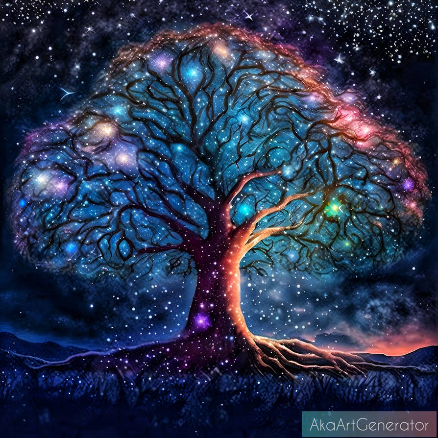 Cosmic Tree of life From Trees of cosmic wonder by AkaArtGenerator on ... Cosmic Tree of life From Trees of cosmic wonder by AkaArtGenerator on ...