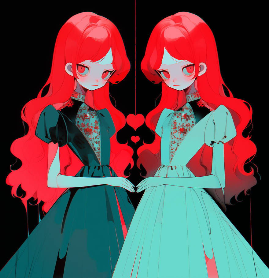 Red Haired Twins By Tuwalg On Deviantart