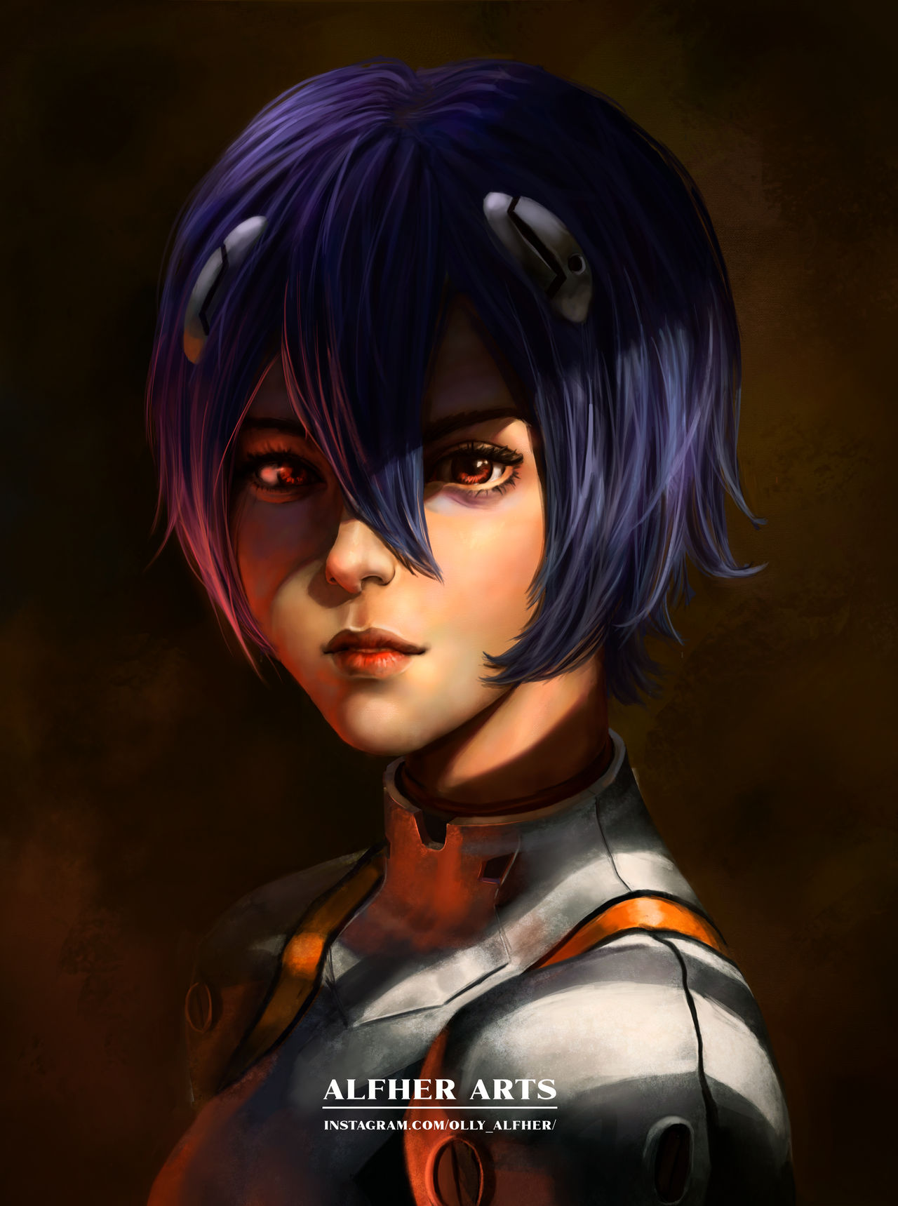 Rei Ayanami Fan Art By Oliver Tsubasa On Deviantart