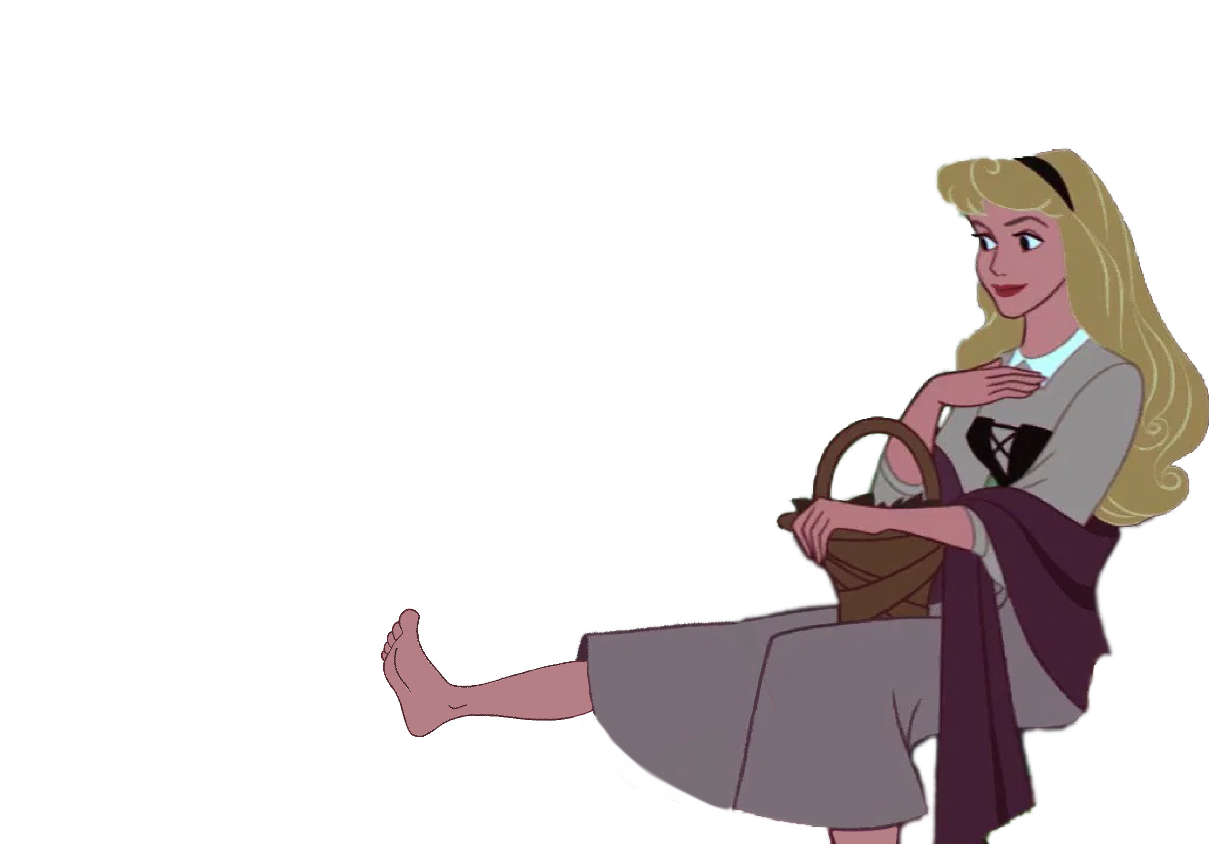 Aurora Raise Her Foot By Disneywo On Deviantart