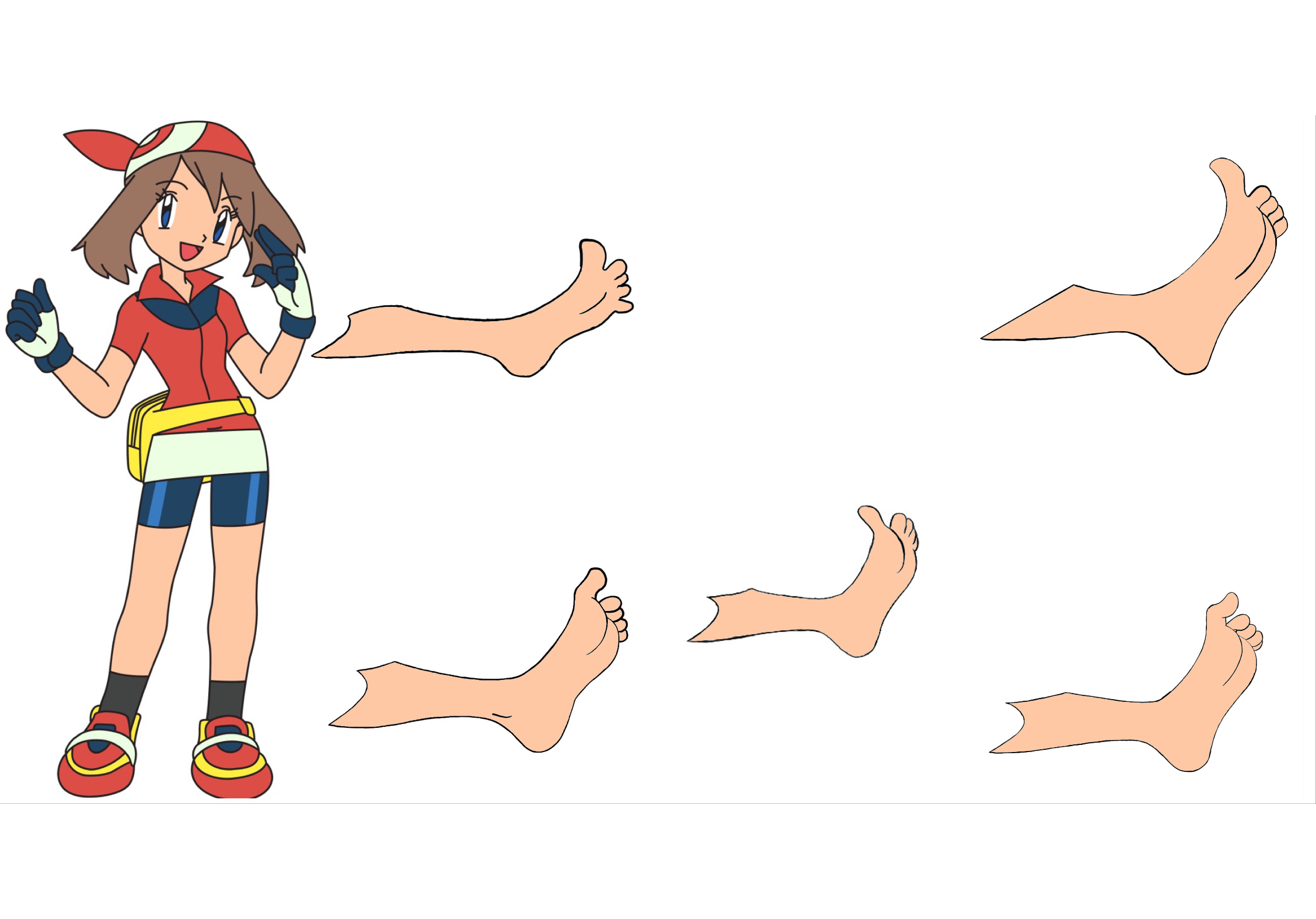 Pokemon Mays Feet
