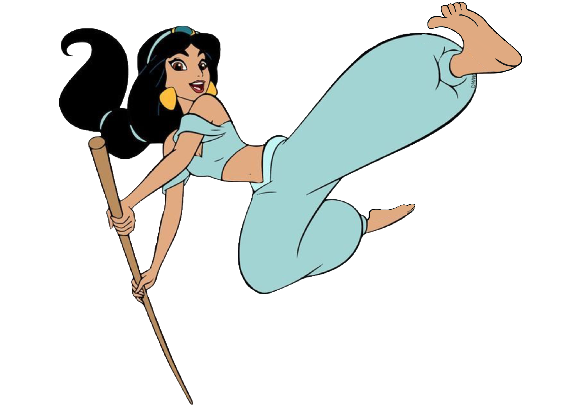 Barefoot Jasmine Leaping 2 By Disneywo On Deviantart