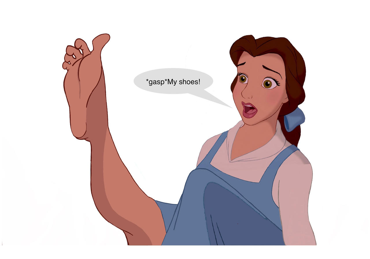 Belle Missing Her Flats By Disneywo On Deviantart