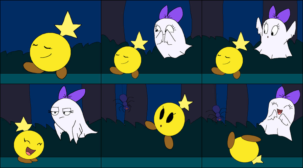 Ghost with the bow fails to frighten Starlow by 98bokaj on DeviantArt Ghost with the bow fails to frighten Starlow by 98bokaj on DeviantArt