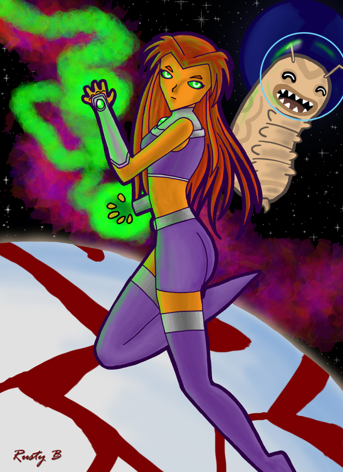 Starfire And Silkie By The Moocat On Deviantart