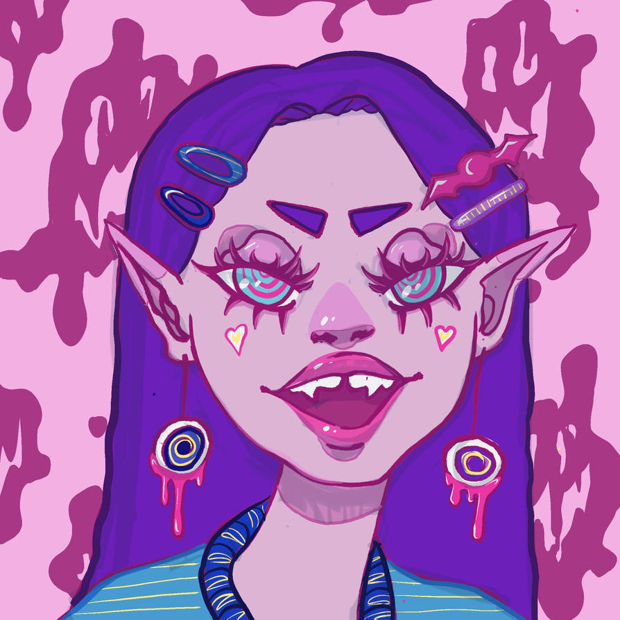 Pastel Vampire Girl By Squeakyshmeaky On Deviantart