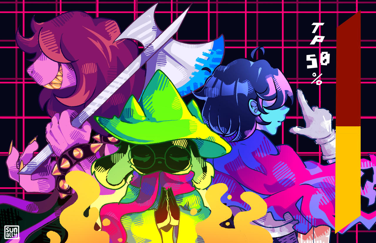 Deltarune Trio By Sunnally On Deviantart