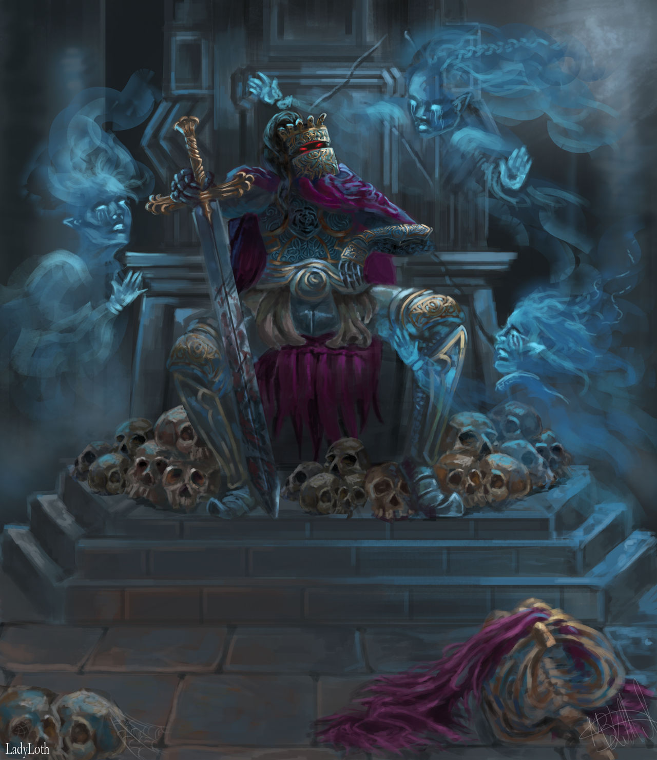 Lord Soth Dragonlance Fanart By Ladyloth On Deviantart