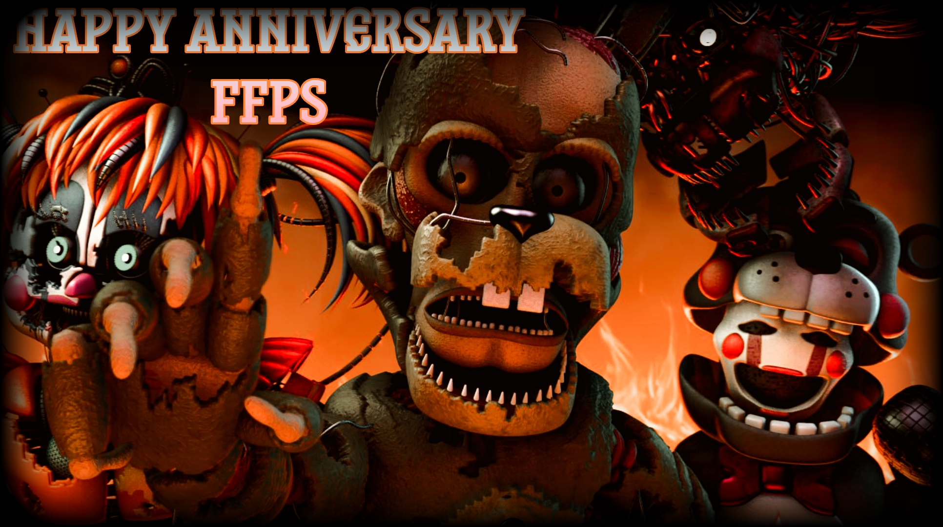 Fnaf Sfm Happy Anniversary Ffps By Playgrounder167 On Deviantart