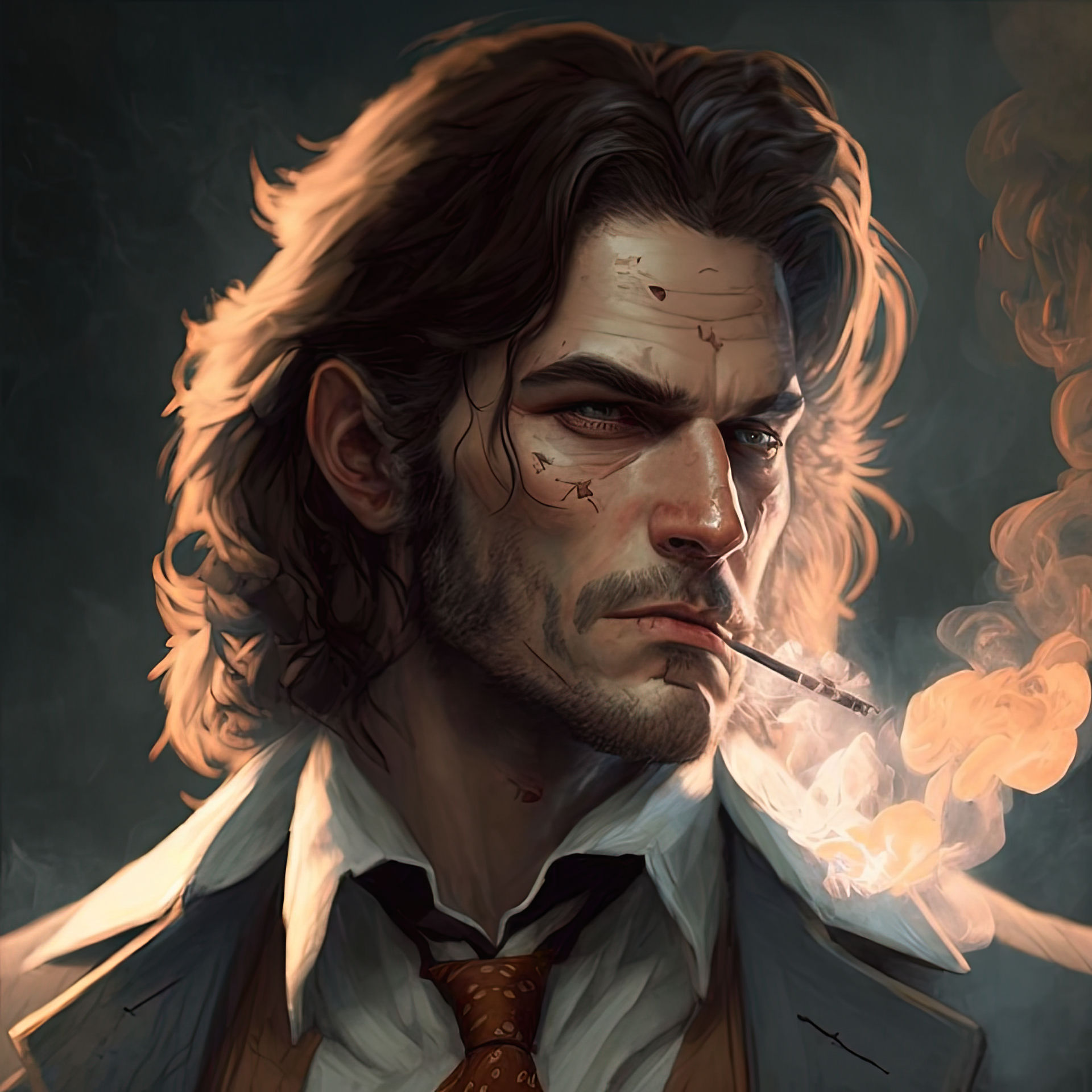 Bigby Wolf (AI art) by 3D1viner on DeviantArt Bigby Wolf (AI art) by 3D1viner on DeviantArt