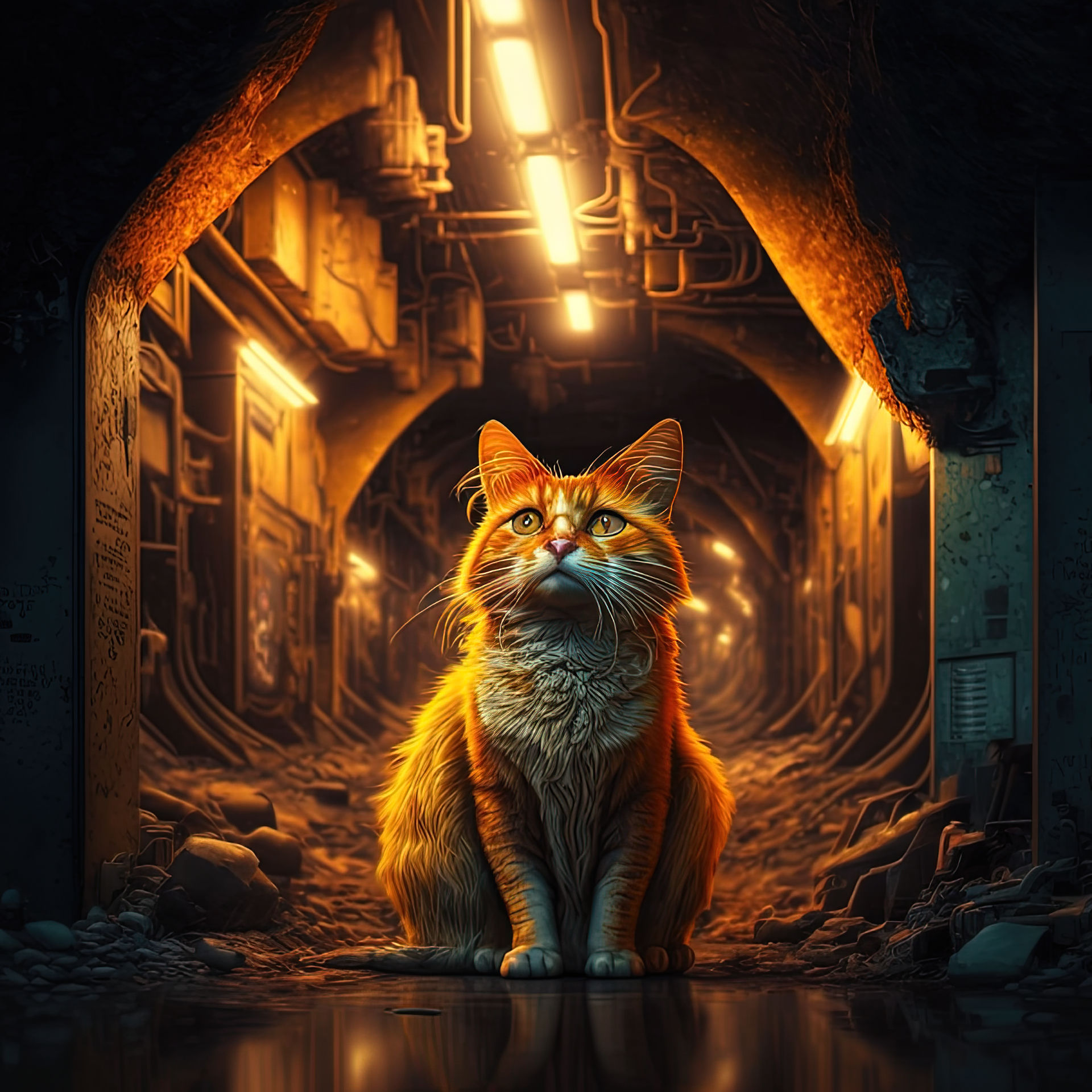 Cat Ai Art By 3d1viner On Deviantart