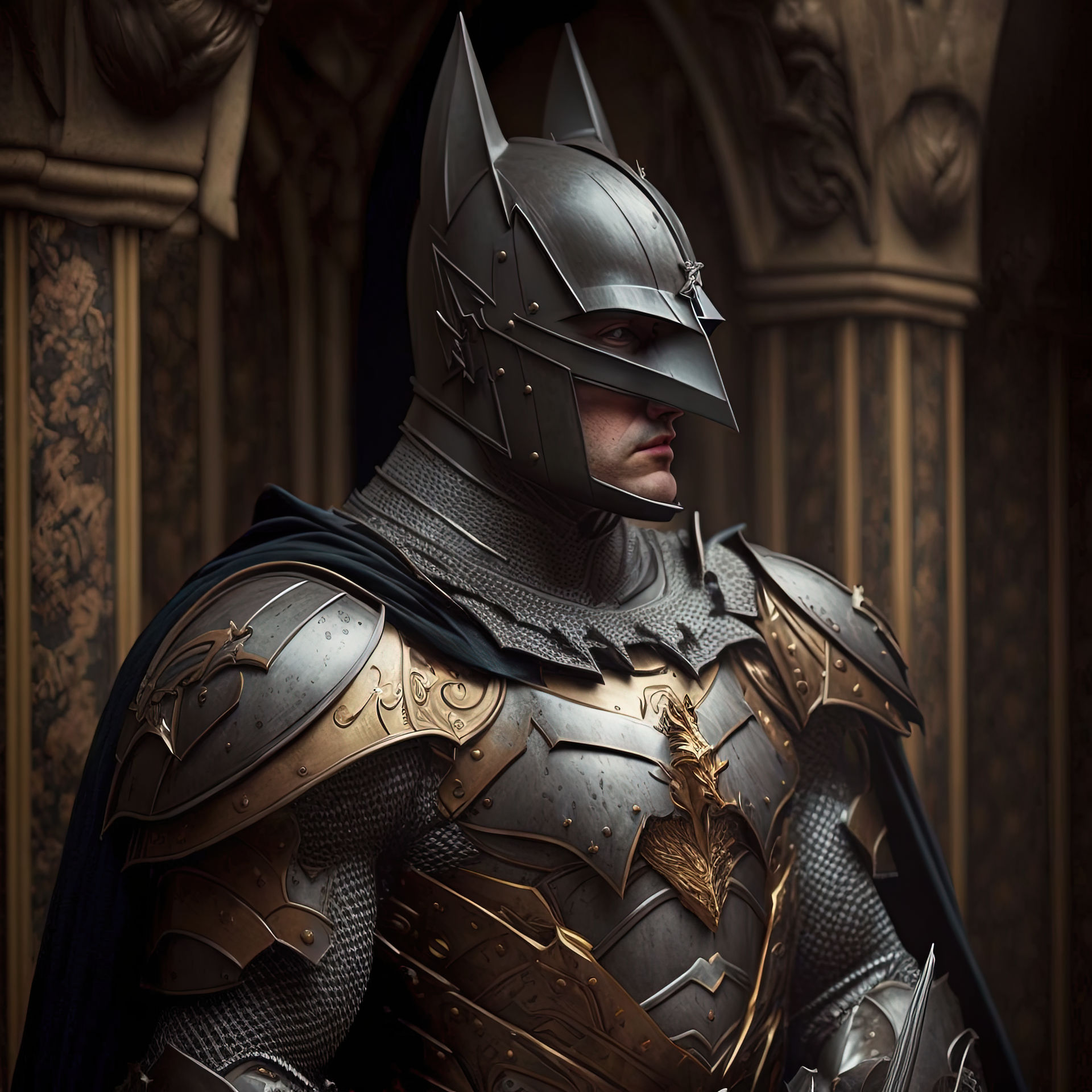 Medieval Batman (AI art) by 3D1viner on DeviantArt Medieval Batman (AI art) by 3D1viner on DeviantArt