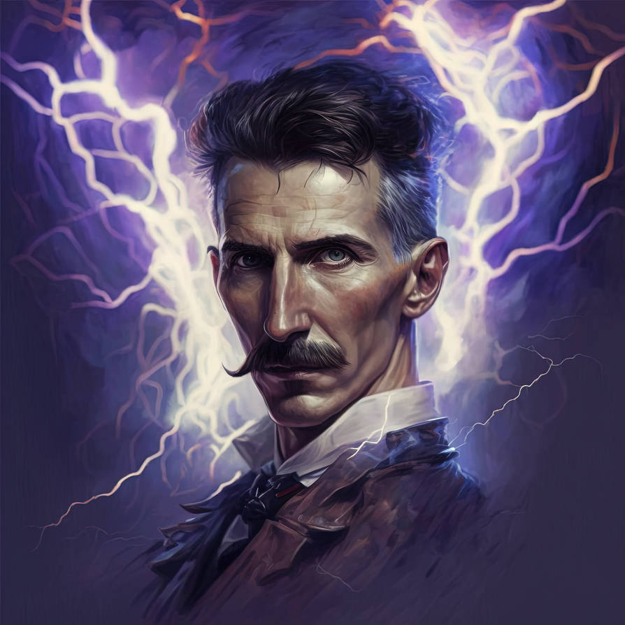 Nikola Tesla (AI art) by 3D1viner on DeviantArt Nikola Tesla (AI art) by 3D1viner on DeviantArt