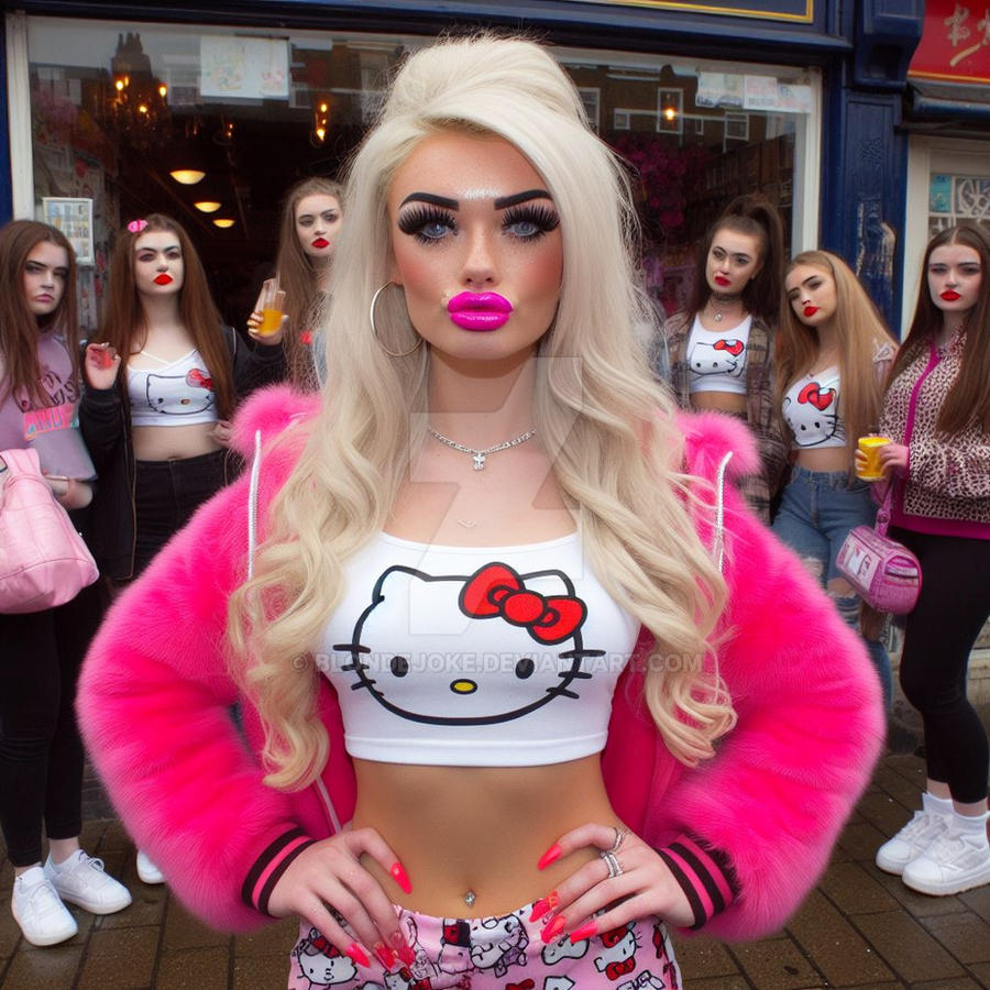Bimbo Barbie Chav By Blondejoke On Deviantart