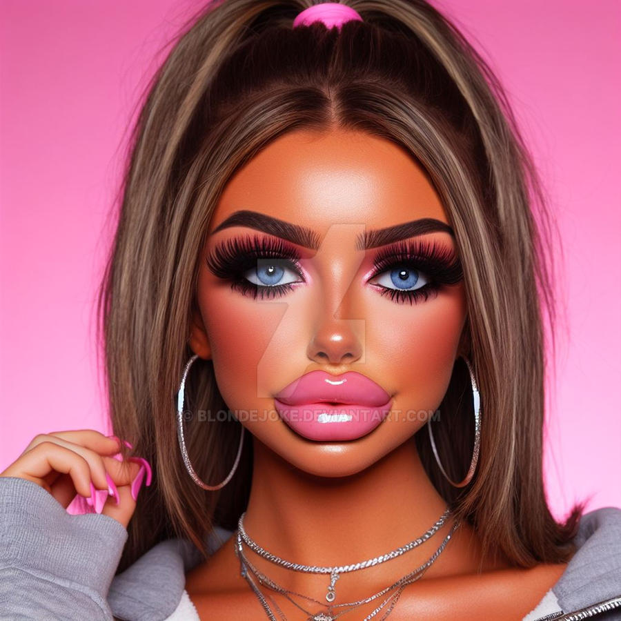 Chav Bimbo Lips By Blondejoke On Deviantart