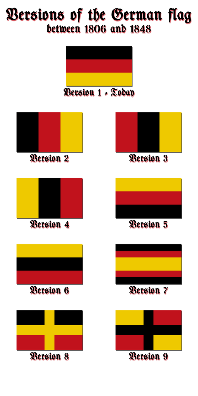 Versions Of The German Flag By Kristo1594 On DeviantArt versions-of-the-german-flag-by-kristo1594-on-deviantart