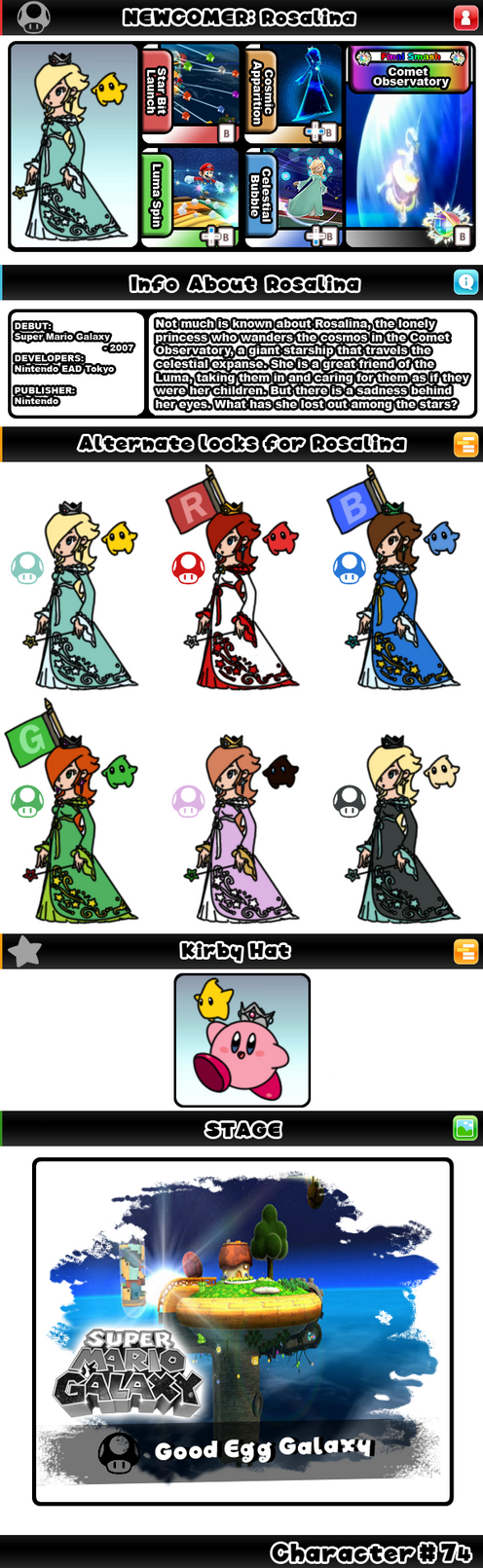 Newcomer Rosalina By Evilwaluigi On Deviantart