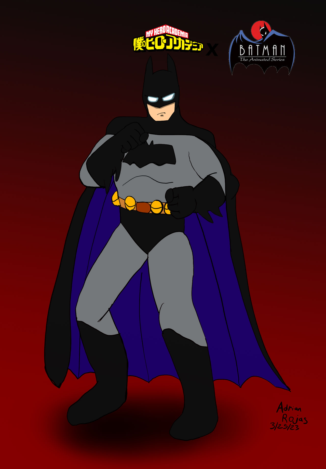 Batman In Mha Style By Spiderechidna89 On Deviantart