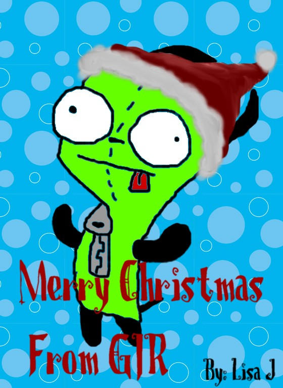 Merry Christmas From GIR by Lisa99 on DeviantArt