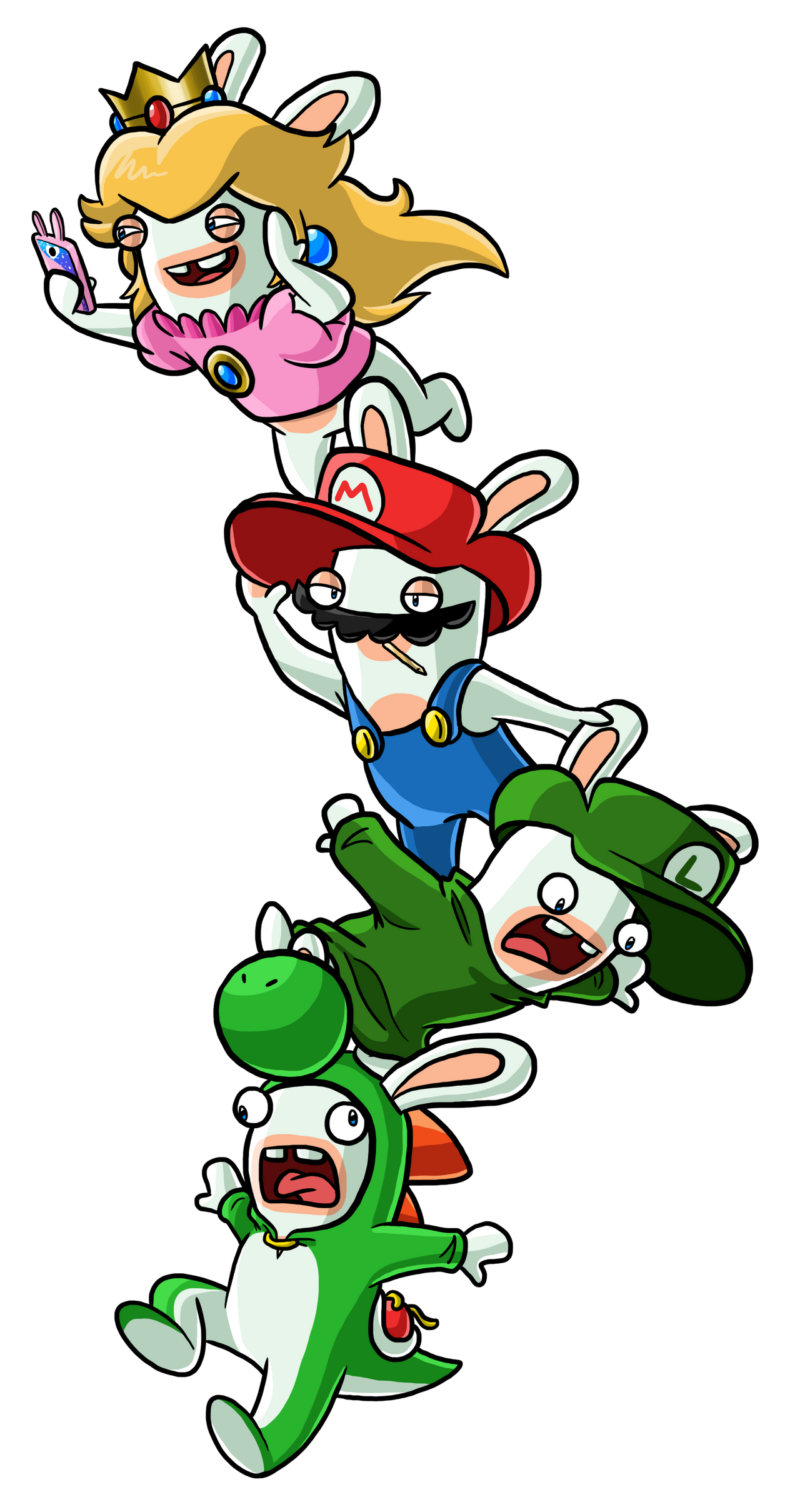 The Mario Rabbids By Luigiyoshi2210 On Deviantart