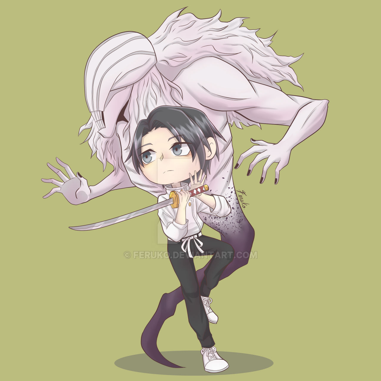 Yuta Y Rika Chibi By Feruko On Deviantart