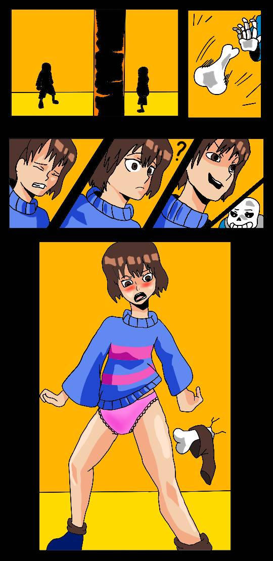 Sans Vs Frisk Wedgie Part1 By Wedgiefan91 On Deviantart