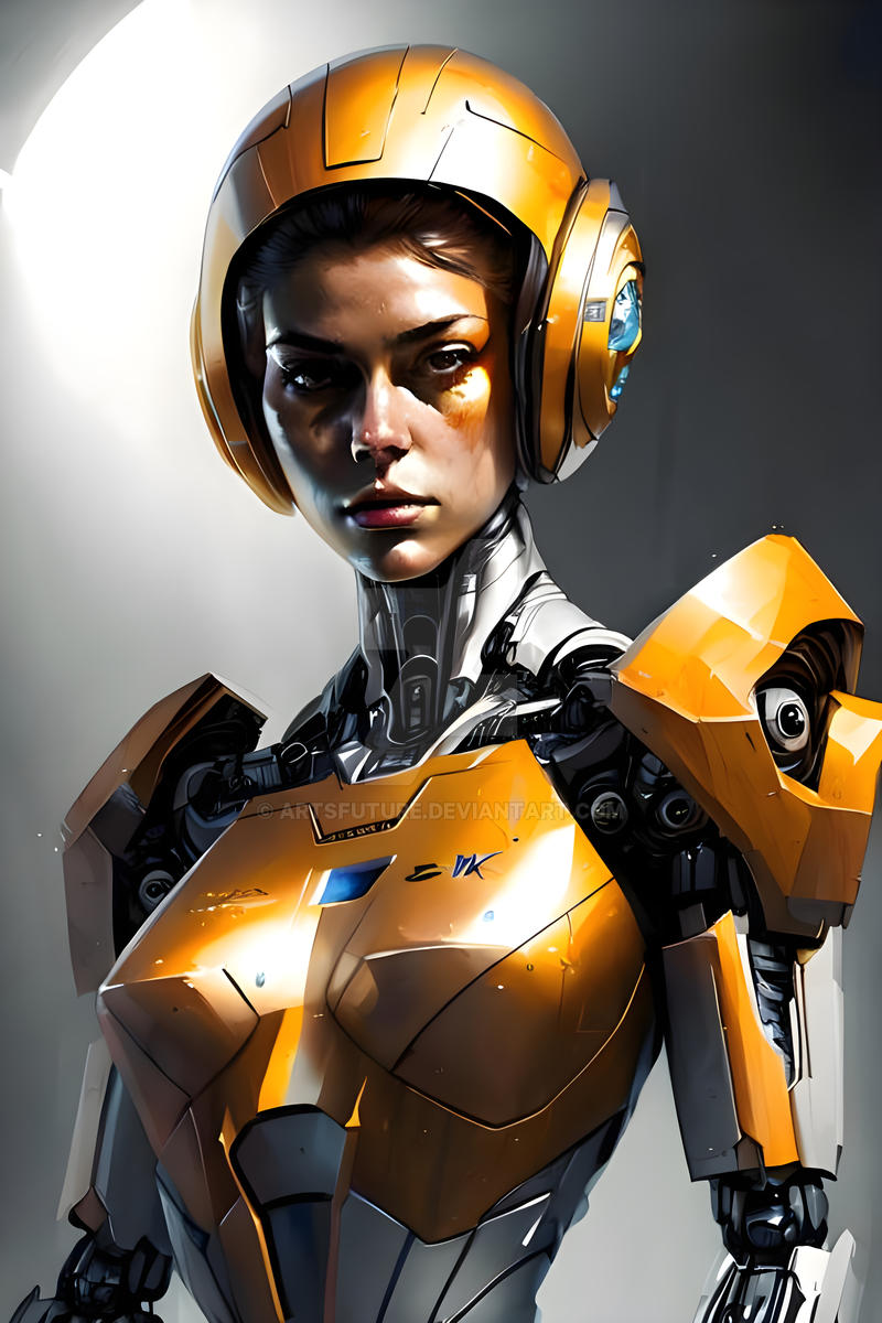 Yellow Robot Girl By Artsfuture On Deviantart