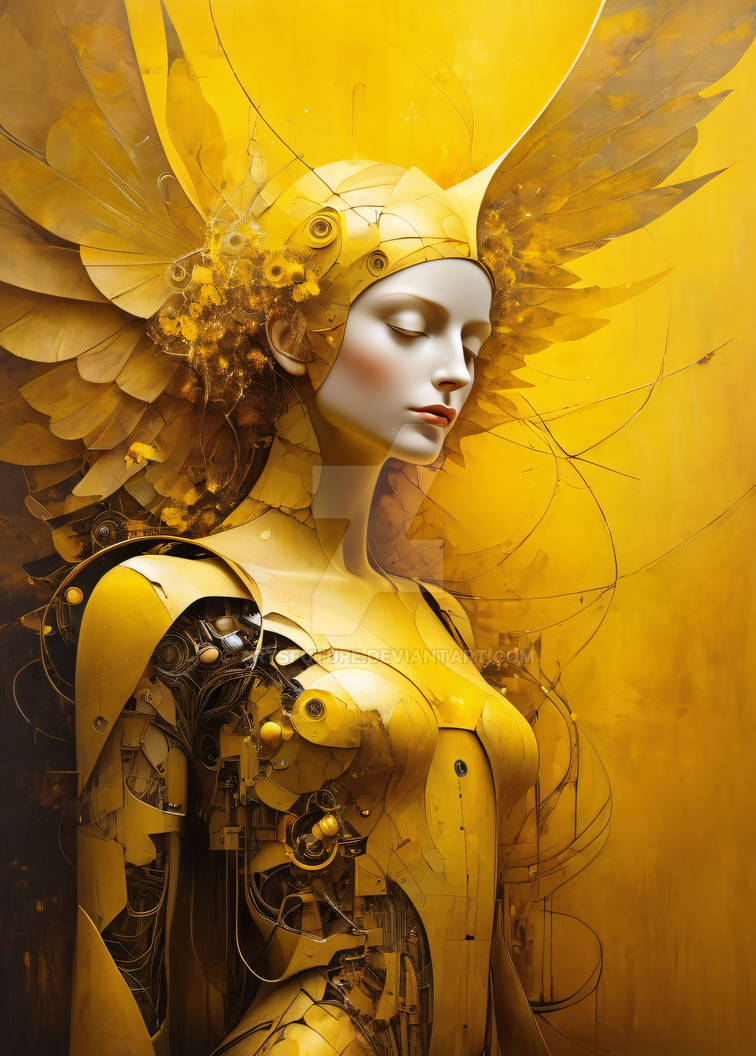 Angelic Robot Girl By Artsfuture On Deviantart