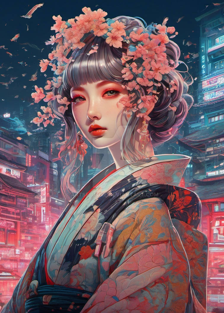 Japanese Girl By Artsfuture On Deviantart