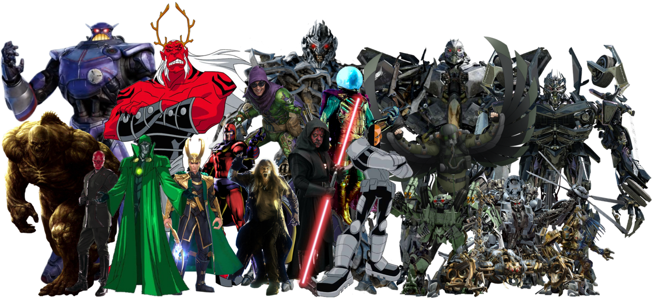 Dr Doom And The Villains Team And Decepticons By Elijah1ofakind On