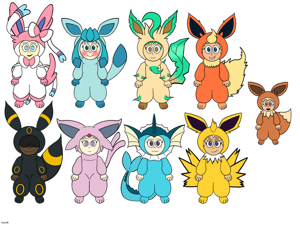 The Eevee Girls Need A Band Name By Kyoki Central On Deviantart