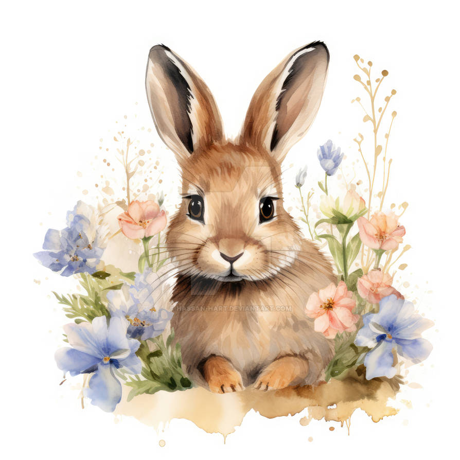Cute Watercolor Hare Clipart by Hassan-Hart on DeviantArt Cute Watercolor Hare Clipart by Hassan-Hart on DeviantArt