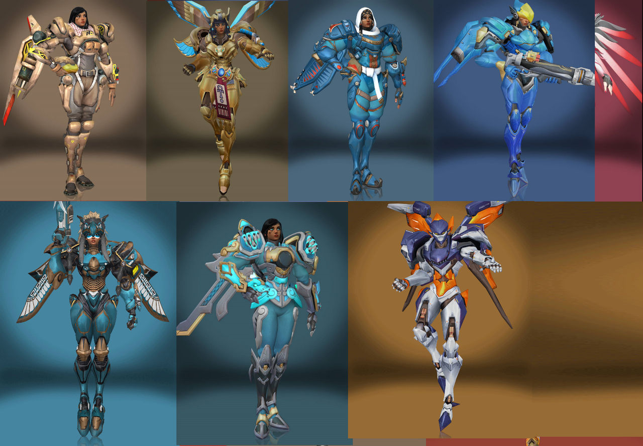 Overwatch Pharah Pack 3d Models By Bost0n Kr33m On Deviantart