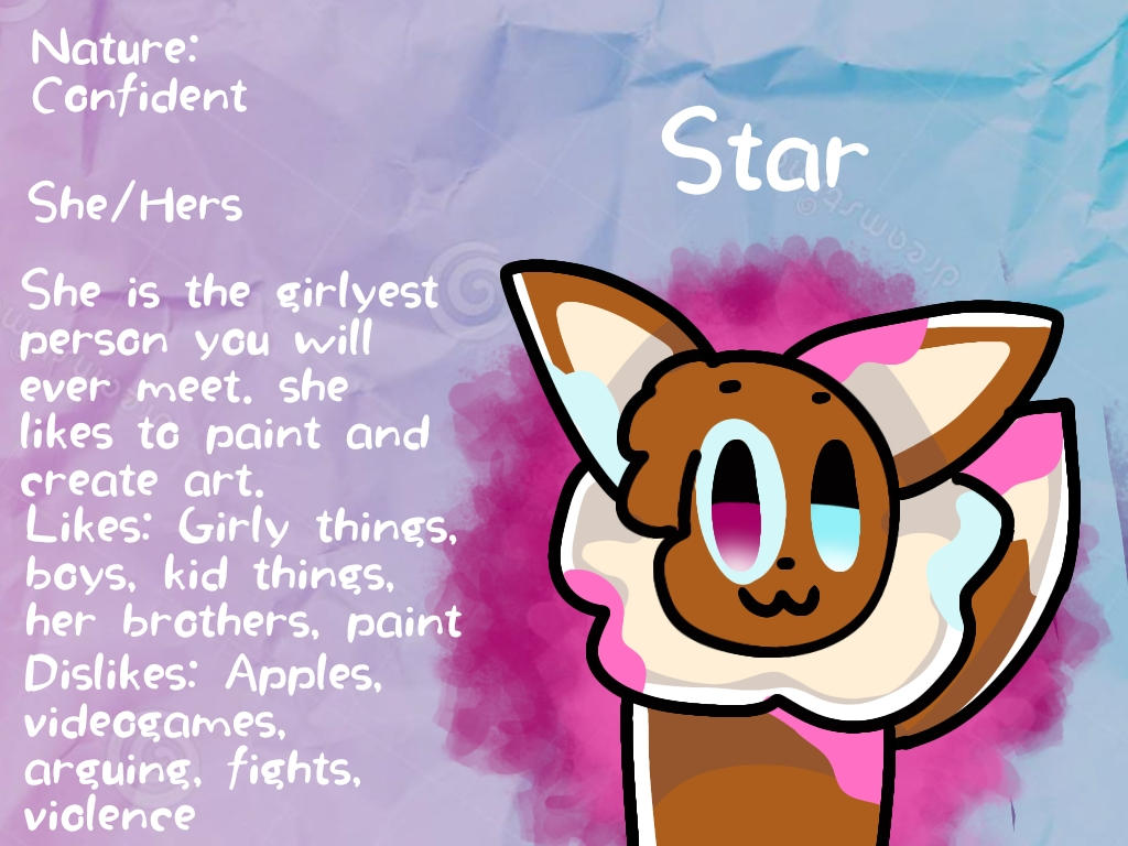 Star Character Sheet (revamp) by TYLAND74 on DeviantArt Star Character Sheet (revamp) by TYLAND74 on DeviantArt