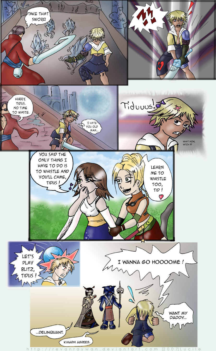 Tidus' Journey .Comic FF-X. by RevanRayWan on DeviantArt