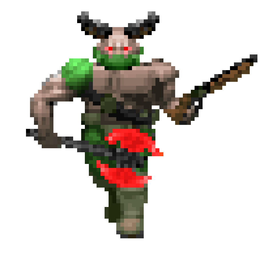 Doom Sprite Semi Classicized Marauder By Mickeeyoofers On Deviantart